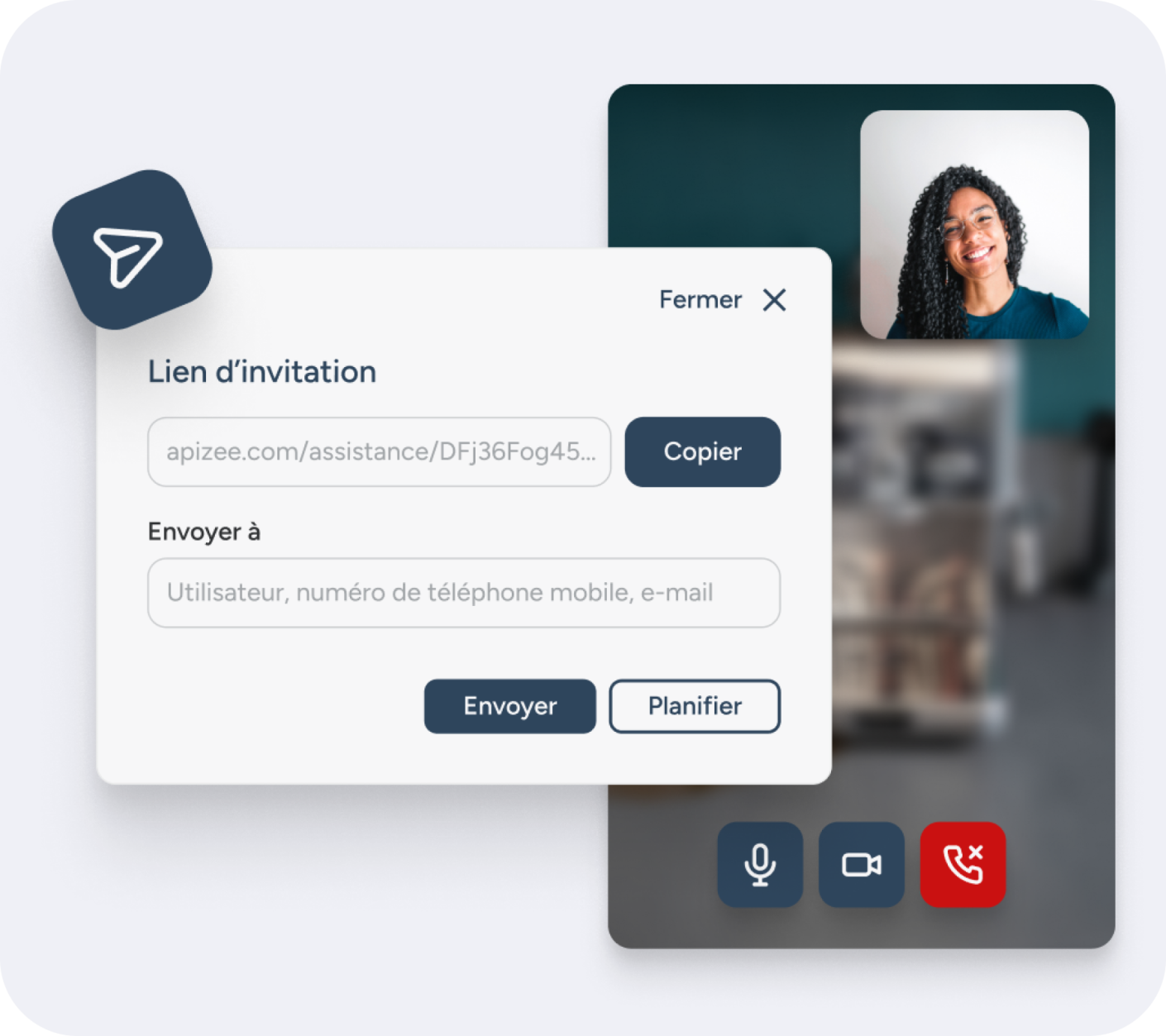 Solution visio assistance et service client à distance | Apizee